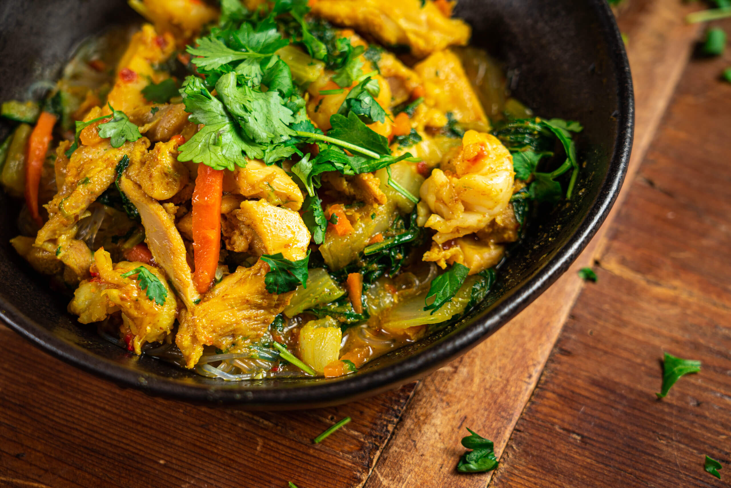 Indiase Cozoy van kipdij - Kiprecepten